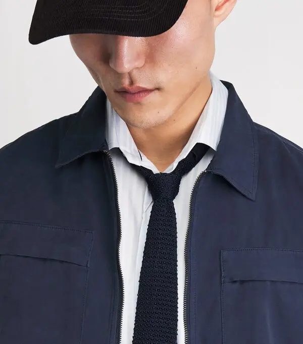 Barbour Cotton Twill Glendale Overshirt - Navy