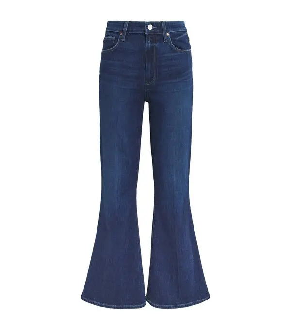 Paige Marlow Skimmer Flared Jeans - Blue