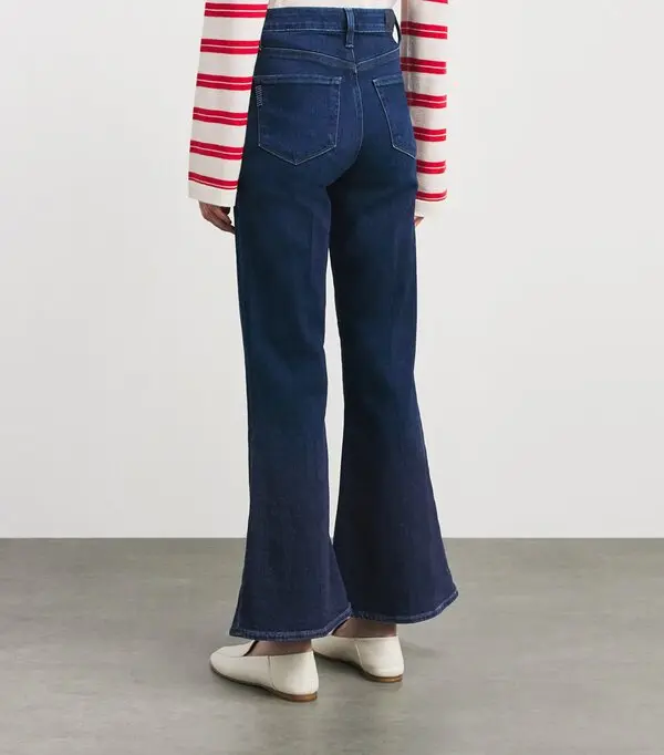 Paige Marlow Skimmer Flared Jeans - Blue