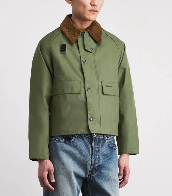 Barbour Waxed Spey Jacket - Green