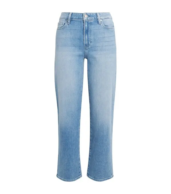 Paige Mason Ankle Straight Jeans - Blue