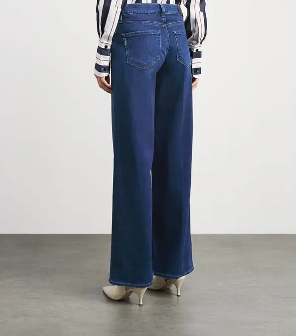 Paige Tatum Wide-leg Jeans - Blue