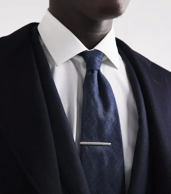 Tateossian Palladium-plated Quad Knot Tie Clip