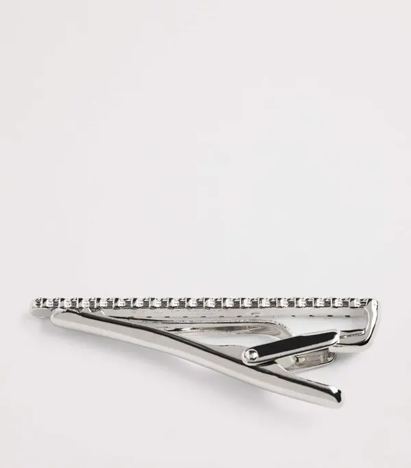 Tateossian Palladium-plated Quad Knot Tie Clip
