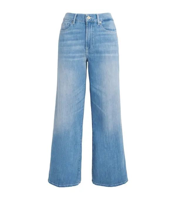 7 For All Mankind Lotta Cropped Flared Jeans