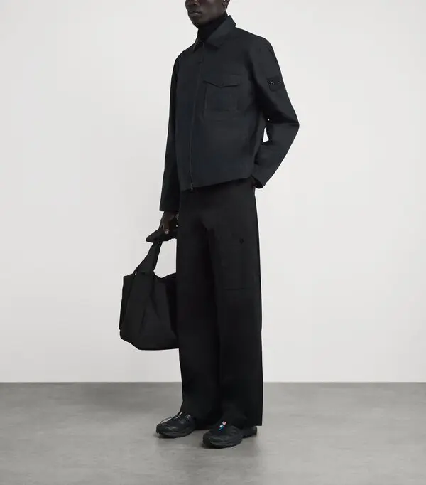 Stone Island Canvas Ghost Overshirt - Black