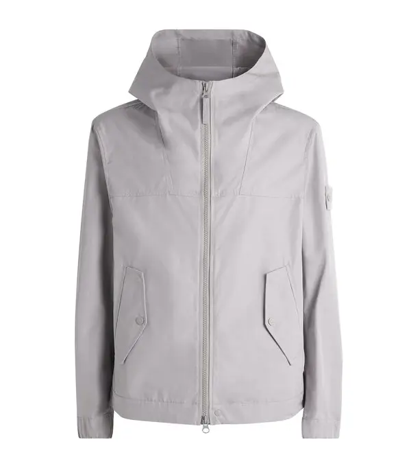 Stone Island Ghost Piece Cotton Hooded Jacket - Grey