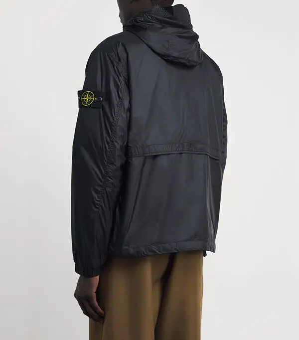 Stone Island Ripstop Hooded Jacket - Navy