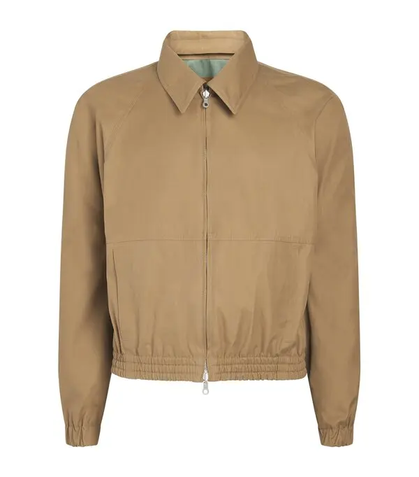 Dries Van Noten Twill Bomber Jacket - Beige