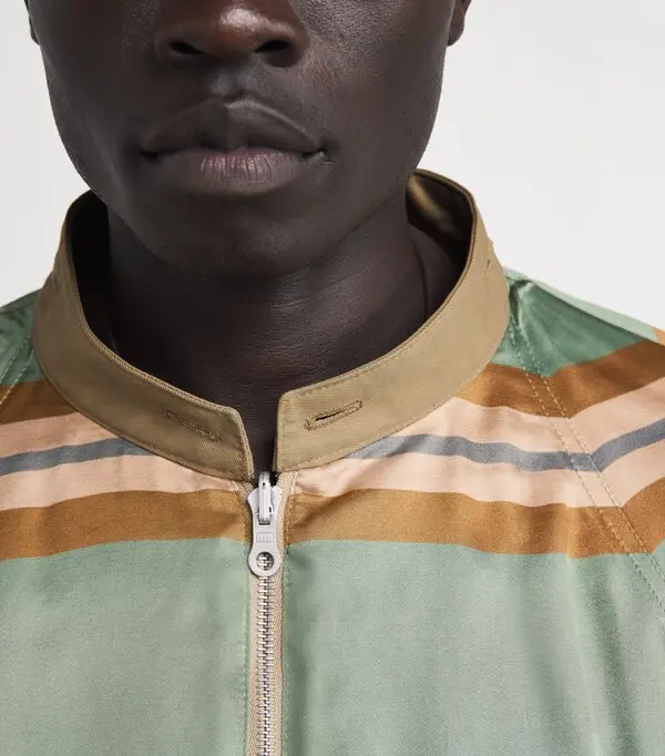 Dries Van Noten Twill Bomber Jacket - Beige