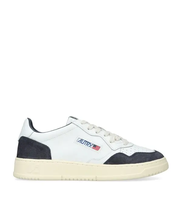 AUTRY Leather And Suede Medalist Sneakers - White