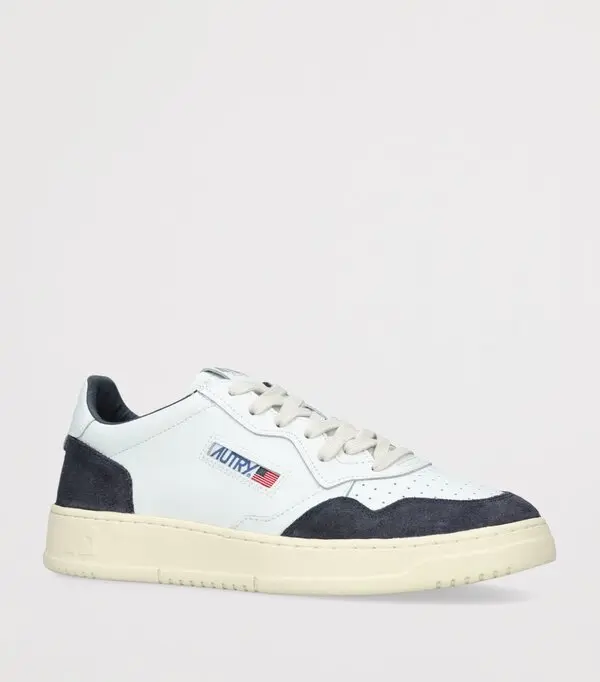 AUTRY Leather And Suede Medalist Sneakers - White