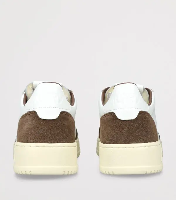 AUTRY Leather And Suede Medalist Sneakers - Brown