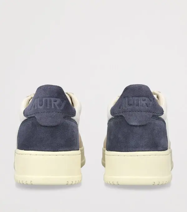 AUTRY Suede Medalist Sneakers - Beige