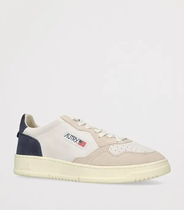 AUTRY Suede Medalist Sneakers - Beige