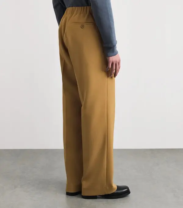 Sandro Jersey Wide-leg Trousers