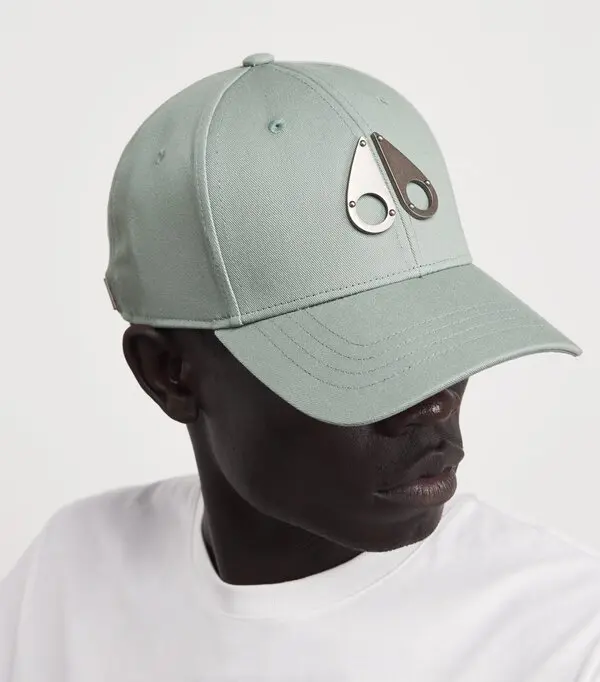 Moose Knuckles Cotton Baseball Cap - Green