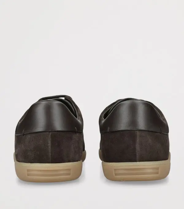Zegna 232 Suede Sneakers - Brown