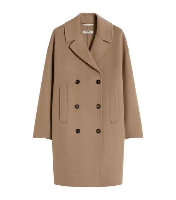 Max Mara Virgin Wool Coat - Beige