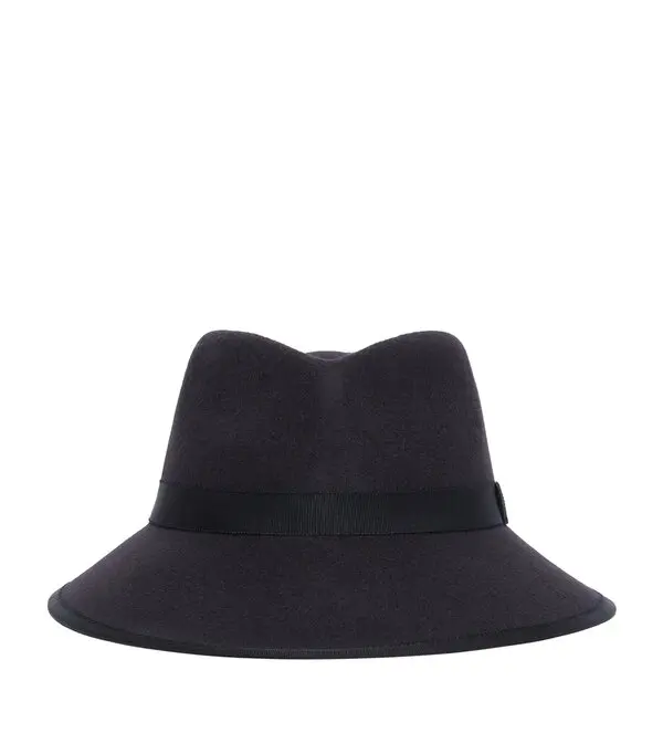 Max Mara Wool Felt Trilby Hat - Blue