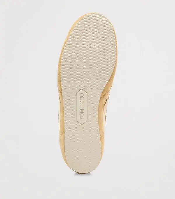 TOM FORD Suede Low-top Sneakers - White
