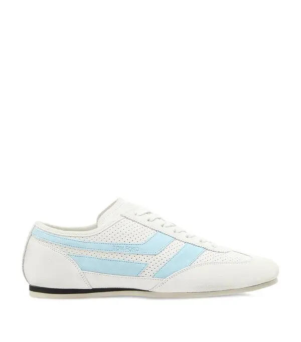 TOM FORD Suede Low-top Sneakers - White