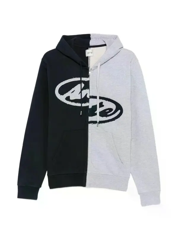 ARTE ANTWERP Split Logo Zip Hoodie