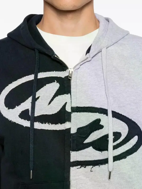 ARTE ANTWERP Split Logo Zip Hoodie