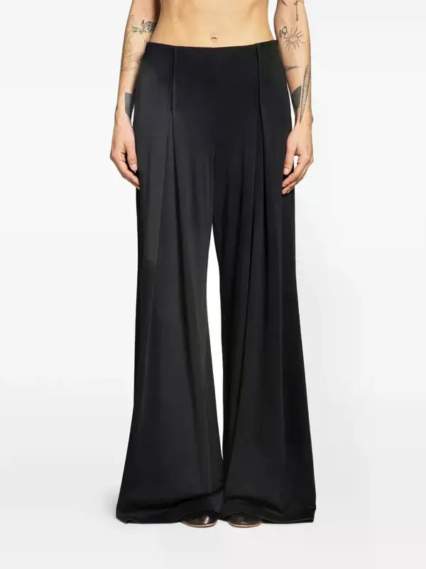 Max Mara Pleated Palazzo Pants
