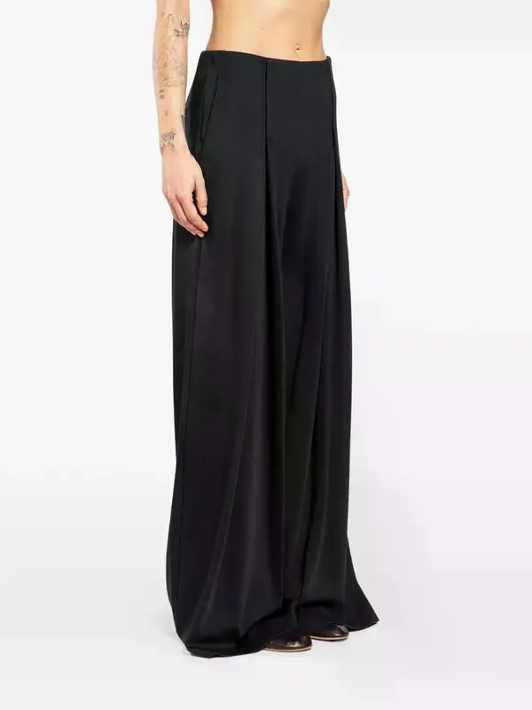 Max Mara Pleated Palazzo Pants