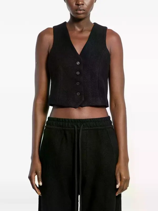 THOM KROM V-neck Wool Waistcoat
