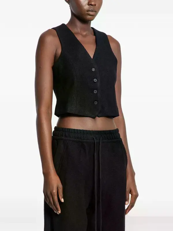 THOM KROM V-neck Wool Waistcoat