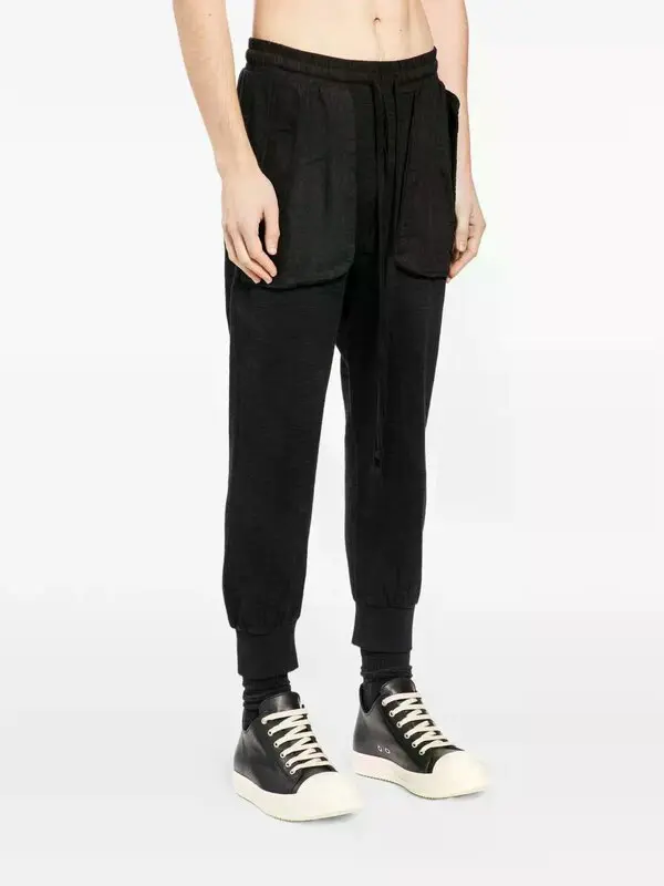 THOM KROM Pocket Jersey Track Pants - Black