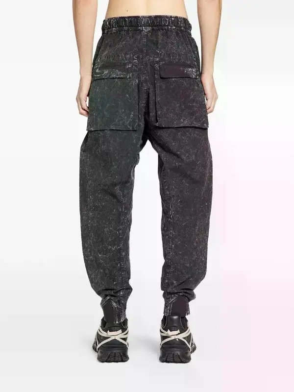 THOM KROM Marble Effect Trousers - Black