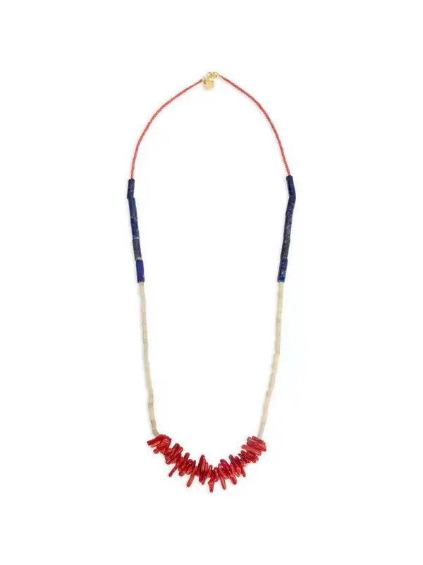 Undercover Beaded Necklace - Gold