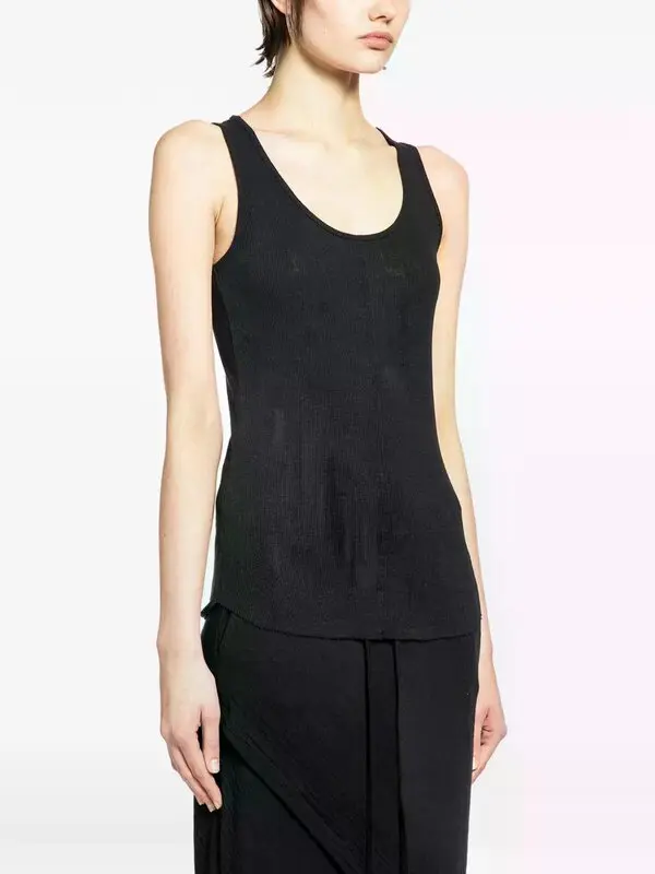 THOM KROM Long Ribbed Tank Top