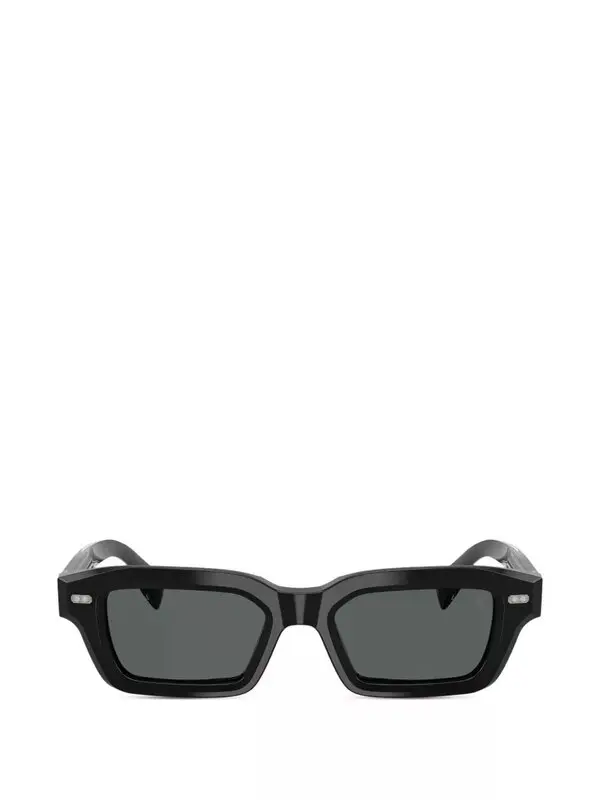 Brunello Cucinelli Rectangle-frame Sunglasses - Black