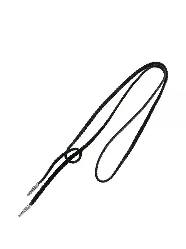 Chrome Hearts Braided-leather Chain Necklace