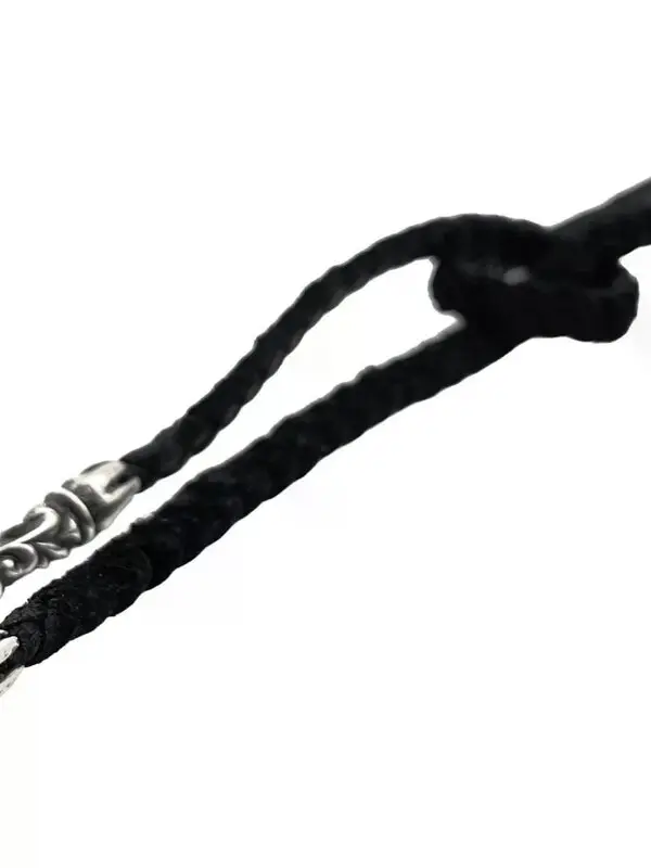 Chrome Hearts Braided-leather Chain Necklace