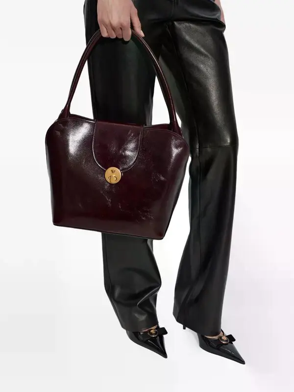 Versace Vivian Leather Shoulder Bag