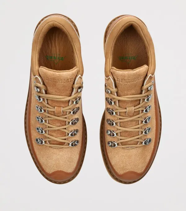 Diemme Leather Cornaro Due Gomma Low-top Boots - Beige