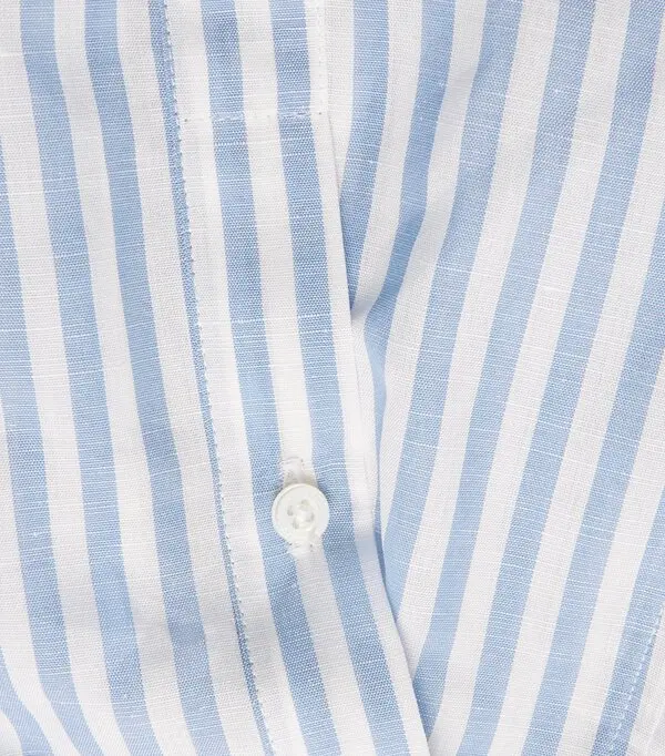 Corneliani Cotton-linen Stripe Shirt