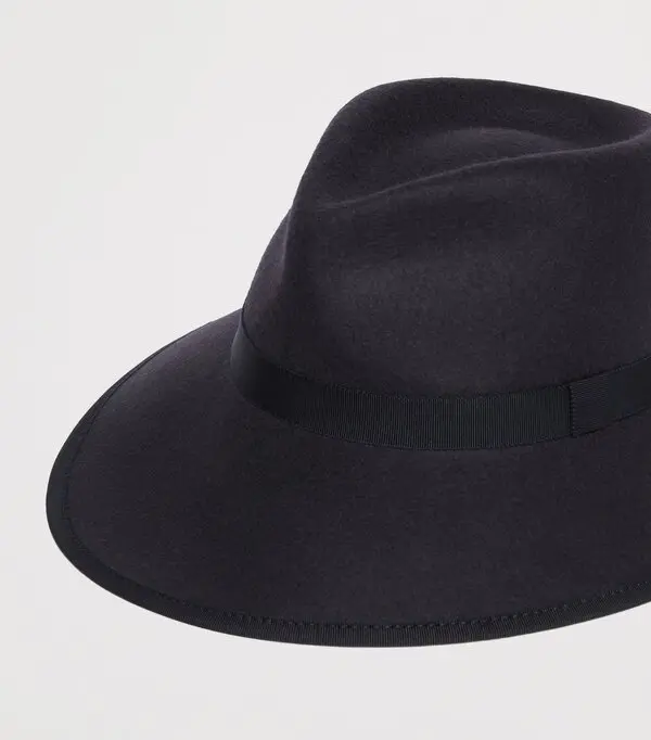 Max Mara Wool Felt Trilby Hat