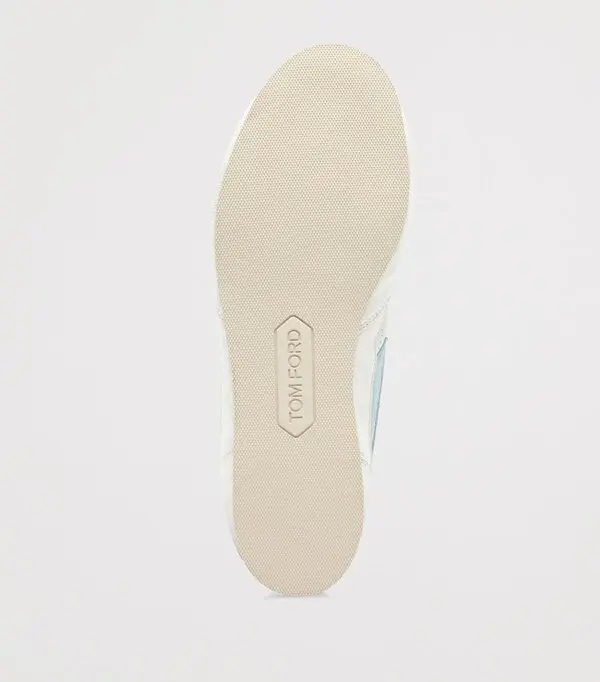 TOM FORD Suede Low-top Sneakers - White