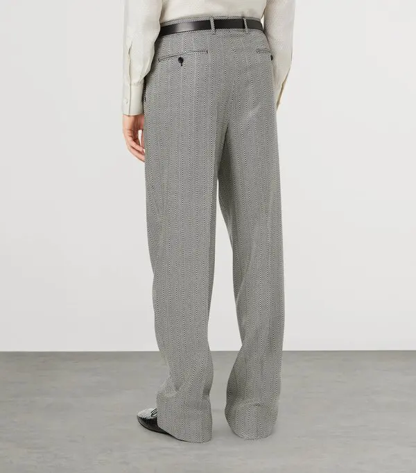 TOM FORD Silk Tailored Trousers