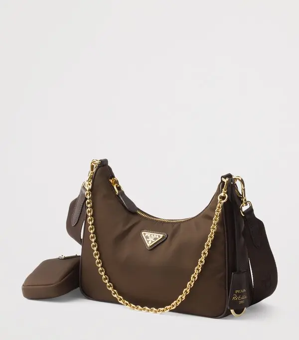 Prada Re-nylon Re-edition 2005 Shoulder Bag - Brown