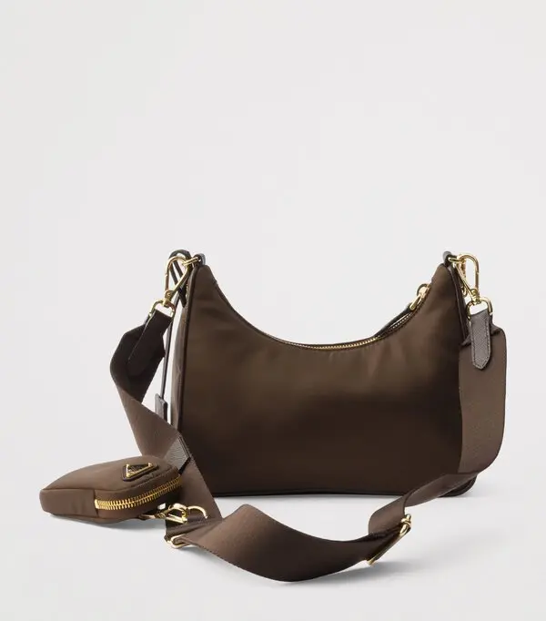 Prada Re-nylon Re-edition 2005 Shoulder Bag - Brown