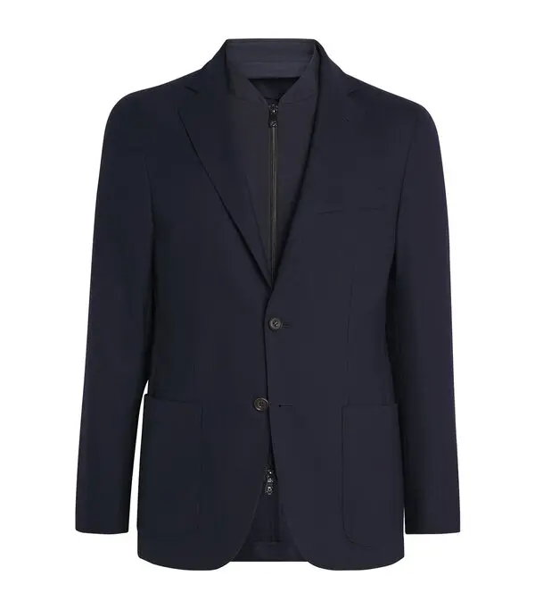 Corneliani Embroidered Single-breasted Blazer