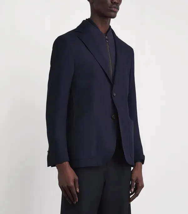Corneliani Embroidered Single-breasted Blazer