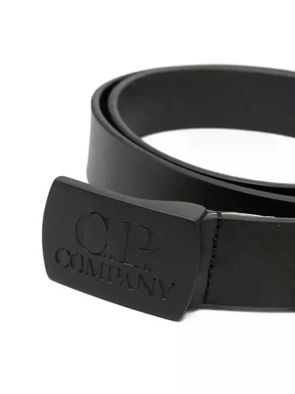 C.P. COMPANY Engraved Logo Belt